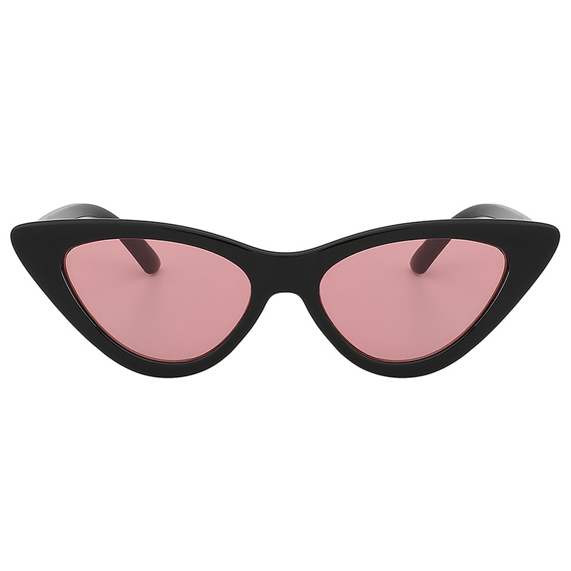 366 Women Retro Vintage Cat Eye Narrow Slim Sunglasses Goggles Plastic